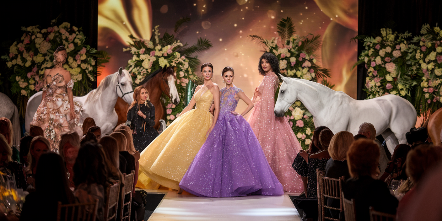 Fashion Extravaganza Meets Equine Heroics: The Glamour Gala That Saves ...