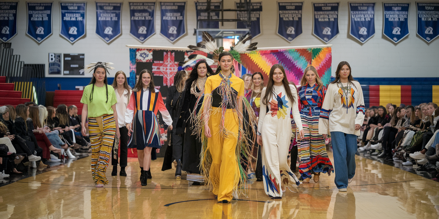 When Tradition Hits the Catwalk: High School Fashion Show Sparks Youth ...